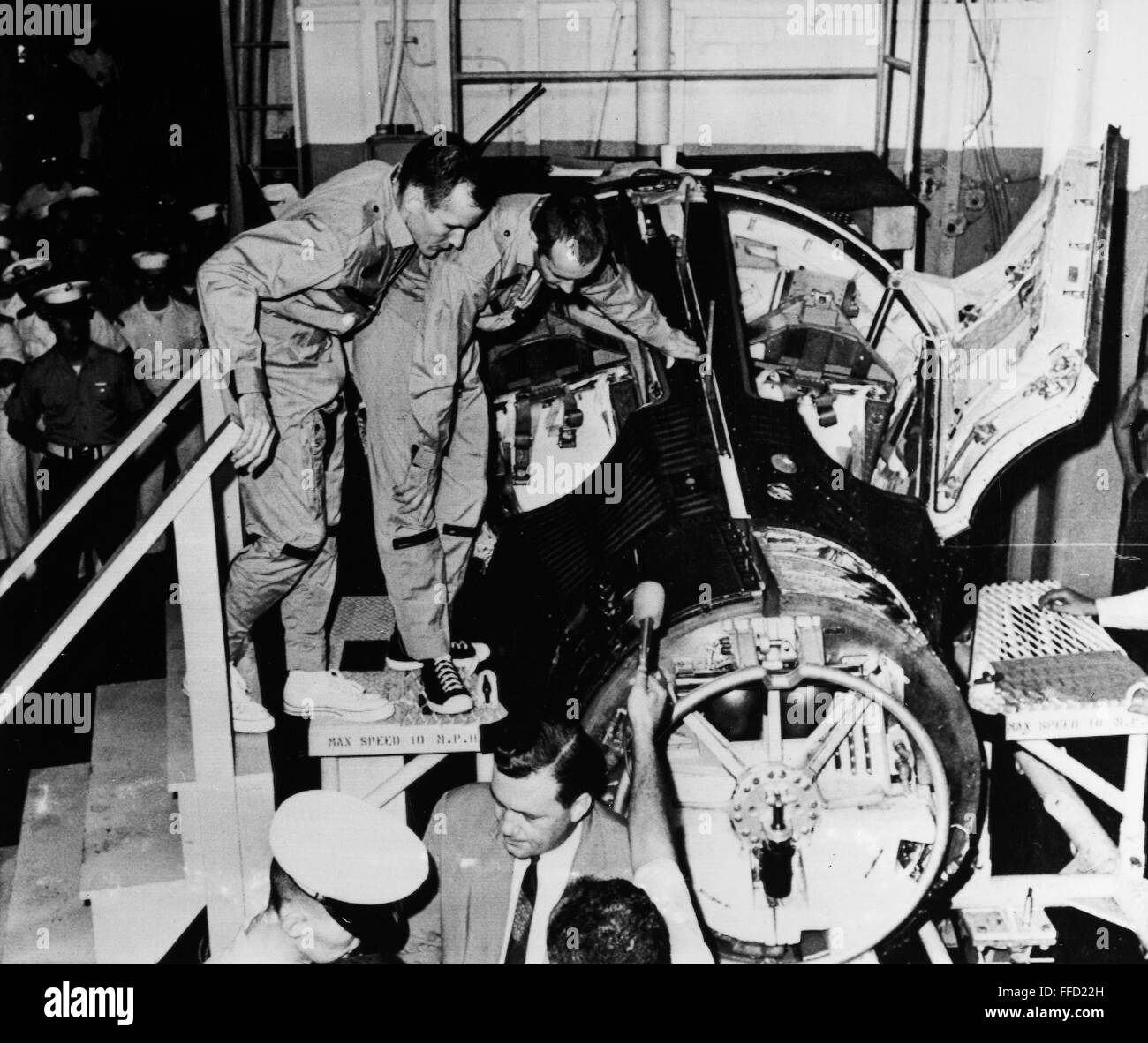 GEMINI 4: ASTRONAUTS, 1965. /nAstronauts Edward White and James ...