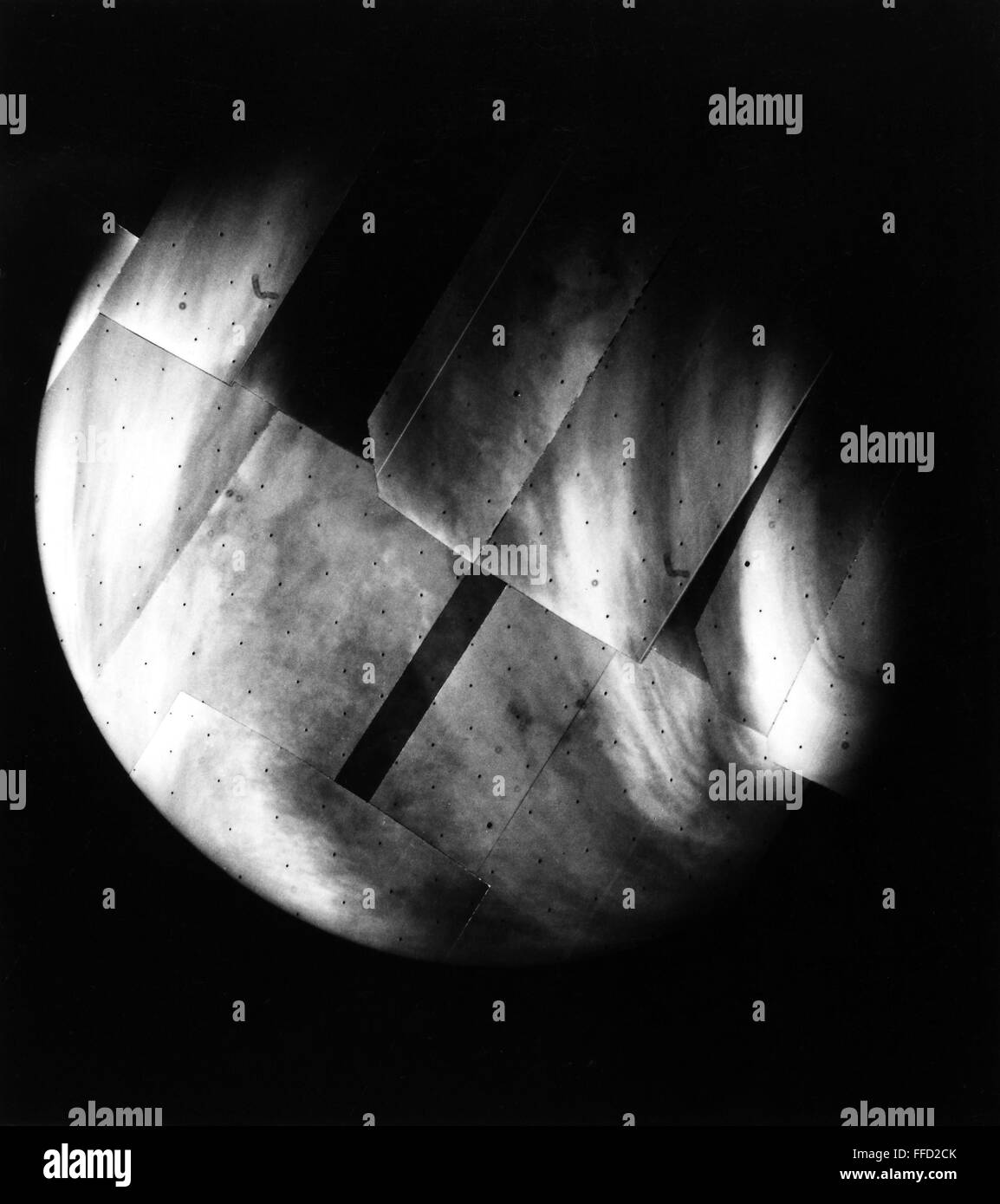 MARINER 10: VENUS, 1974. /nMosaic of photographs taken by the Mariner ...