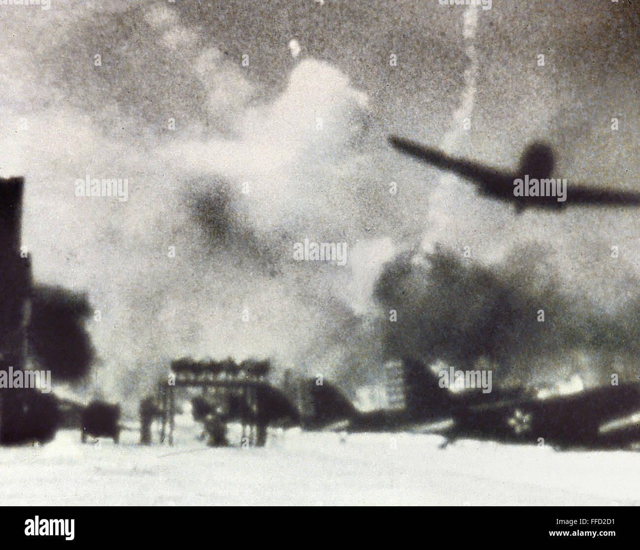 WORLD WAR II: PEARL HARBOR. /nThe Japanese attack on the U.S. naval ...