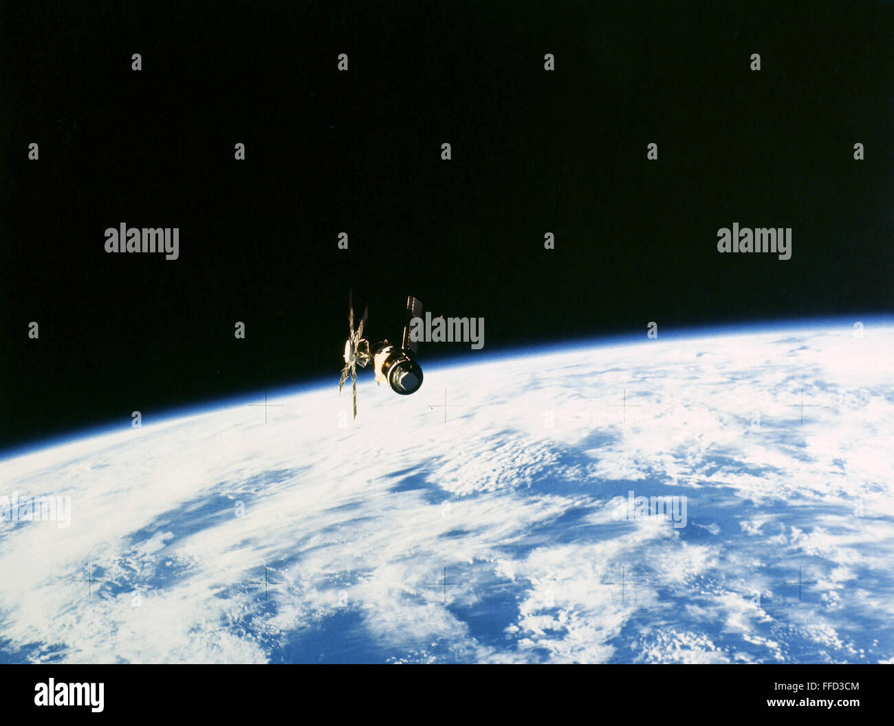 SPACE: SKYLAB 1, 1973. /nThe Skylab 1 space station photographed byt ...