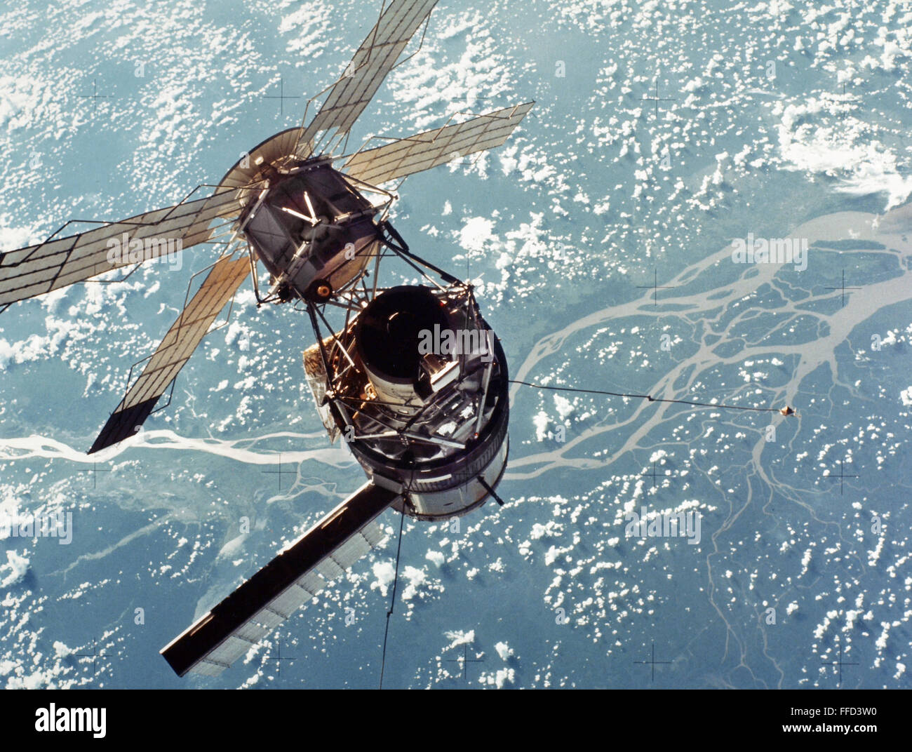 SPACE: SKYLAB 3, 1973. /nSkylab 3 space station photographed from the ...