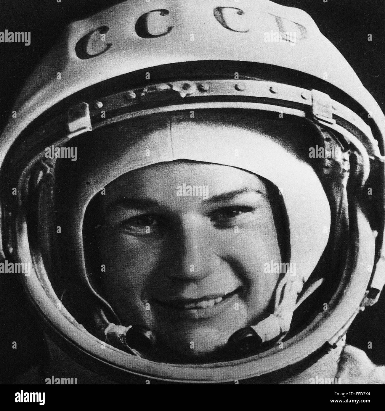 VALENTINA TERESHKOVA /n(1937-). Soviet cosmonaut and first woman to visit outer space ...