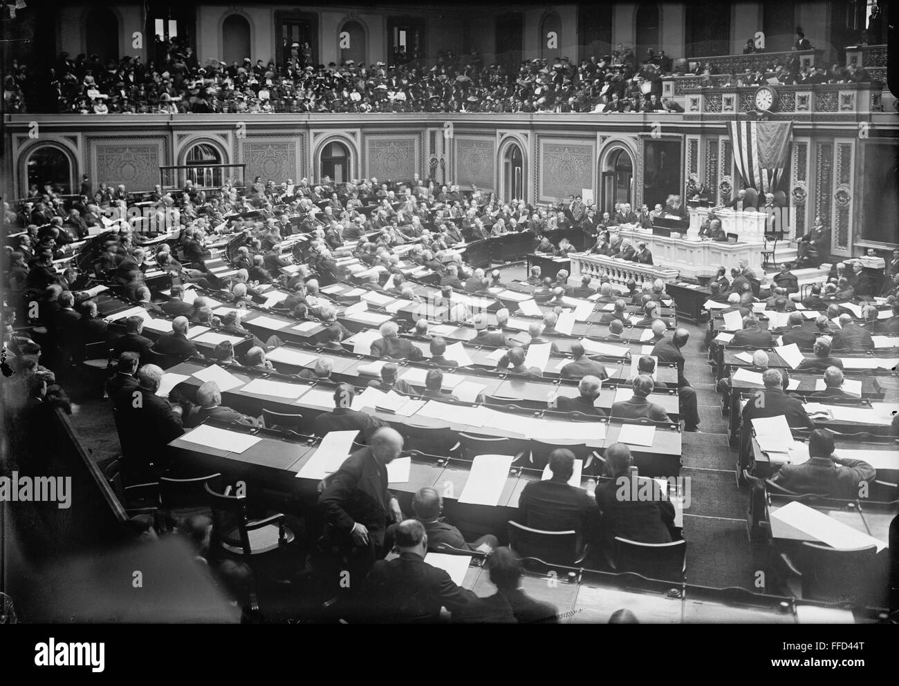ELECTORAL VOTES, 1913. /nJoint session of Congress assembled in the ...
