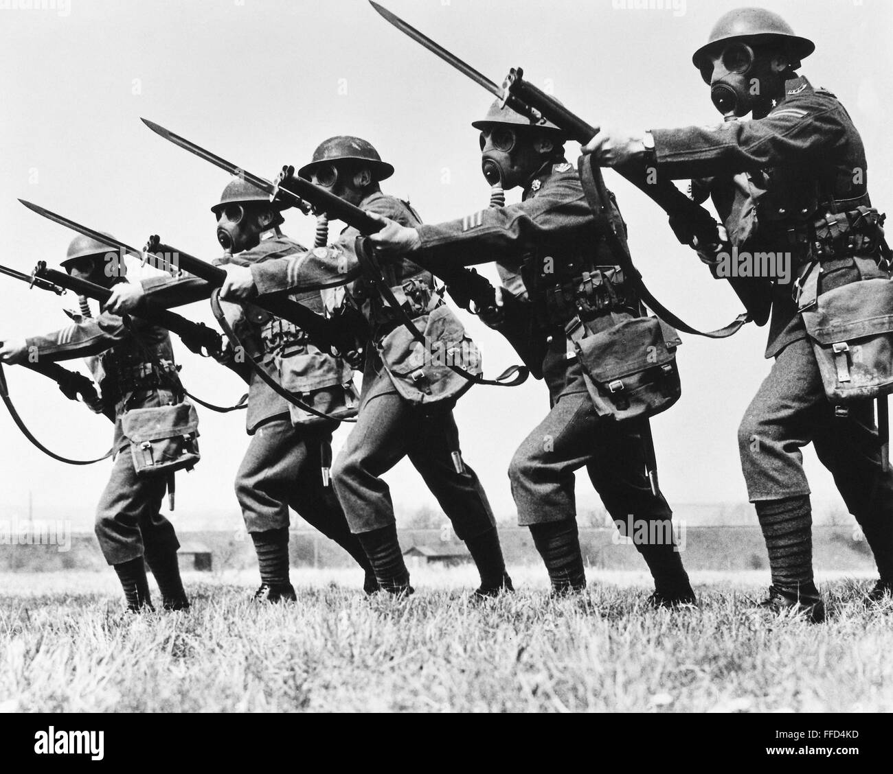 WORLD WAR II: TRAINING. /nBritish soldiers training during World War II ...