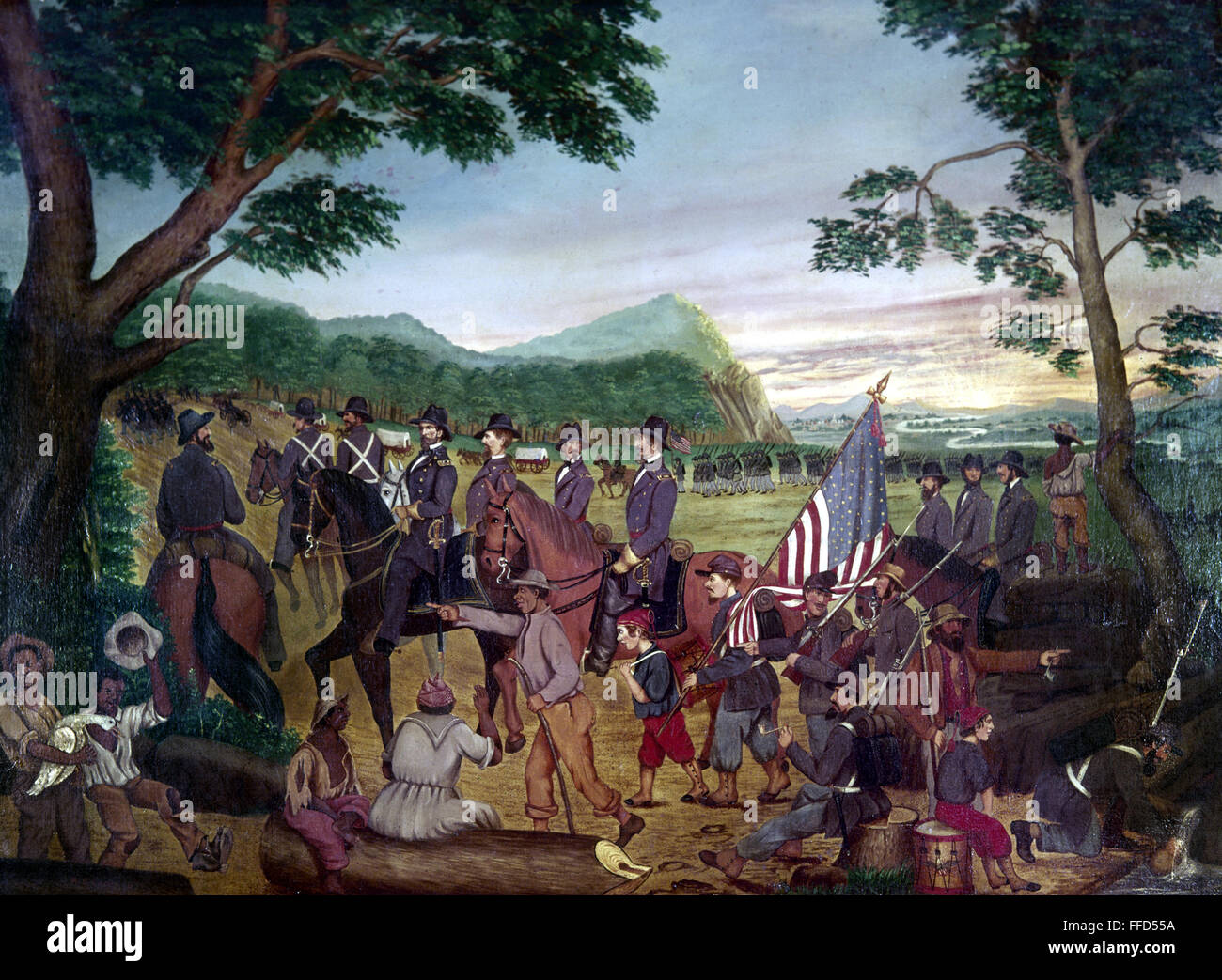 GEORGIA: SHERMAN'S MARCH. /n'Sherman's March Through Georgia, 1864 ...