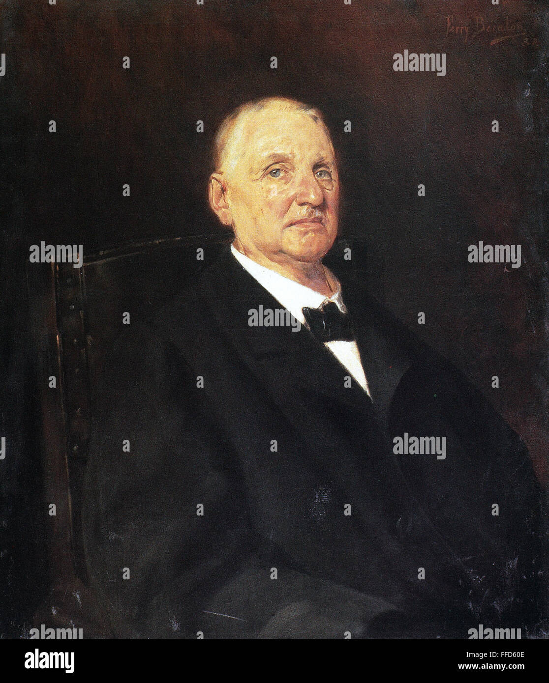 ANTON BRUCKNER (1824-1896)./nAustrian composer and organist. Painting ...