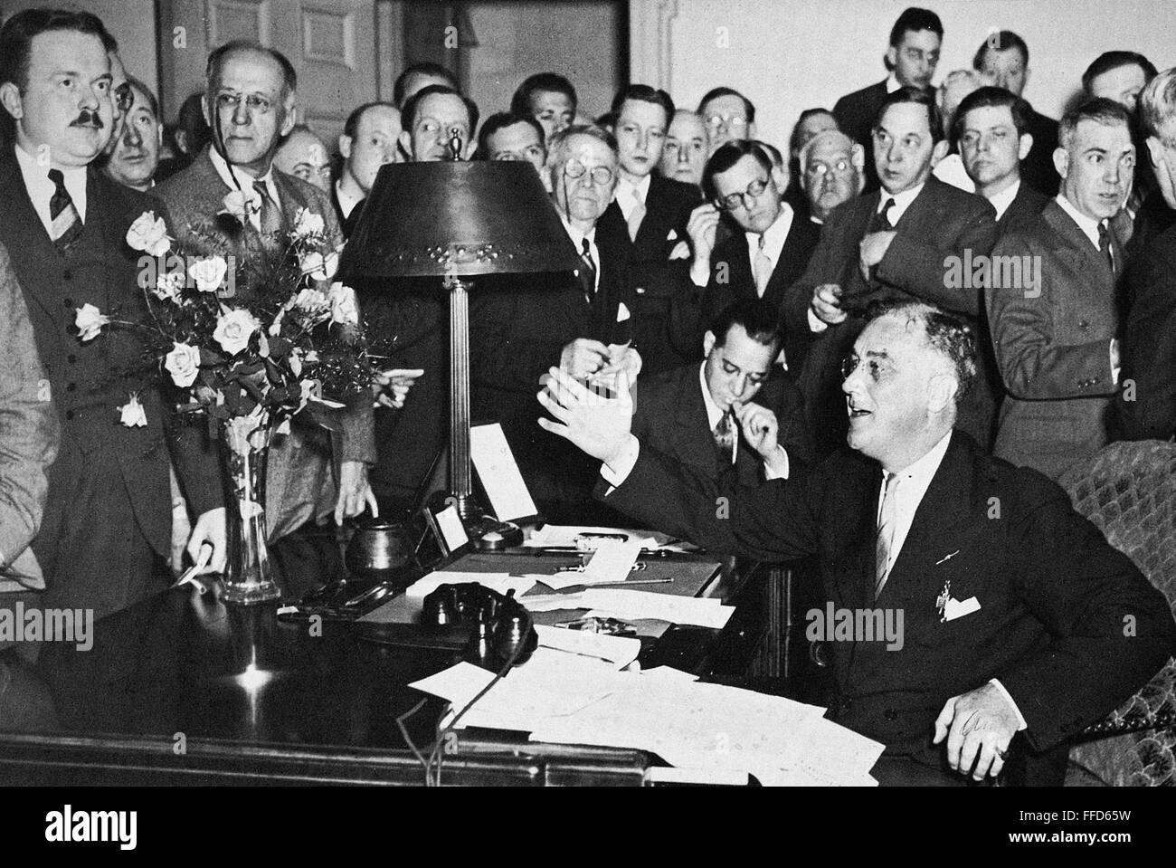 FRANKLIN D. ROOSEVELT /n(1882-1945). 32nd President of the United ...