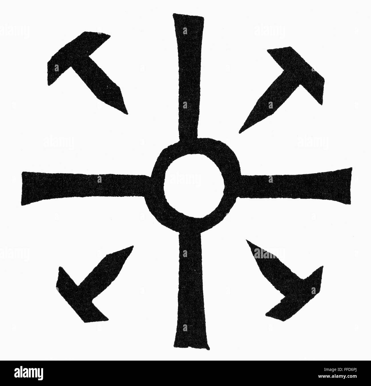 COPTIC CROSS. /nA Coptic cross used by Christian Gnostics in Egypt ...