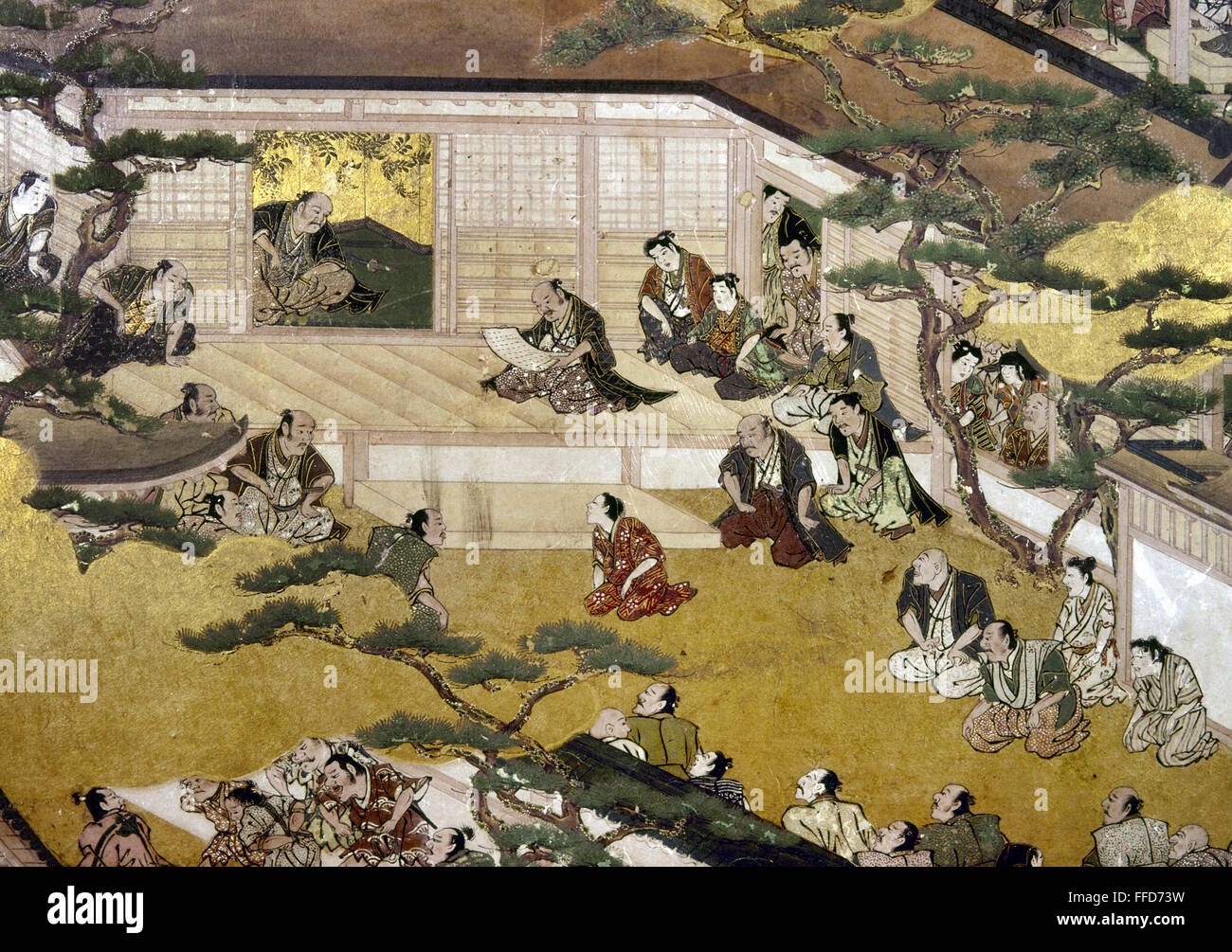 JAPAN: COURT OF JUSTICE. /nIn an outdoor court of justice at Kyoto, a ...