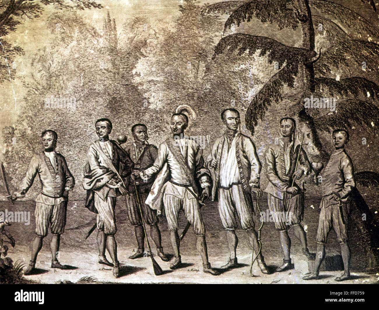 CHEROKEE DELEGATION, 1730. /n'The Cherokee Embassy to England.' The ...