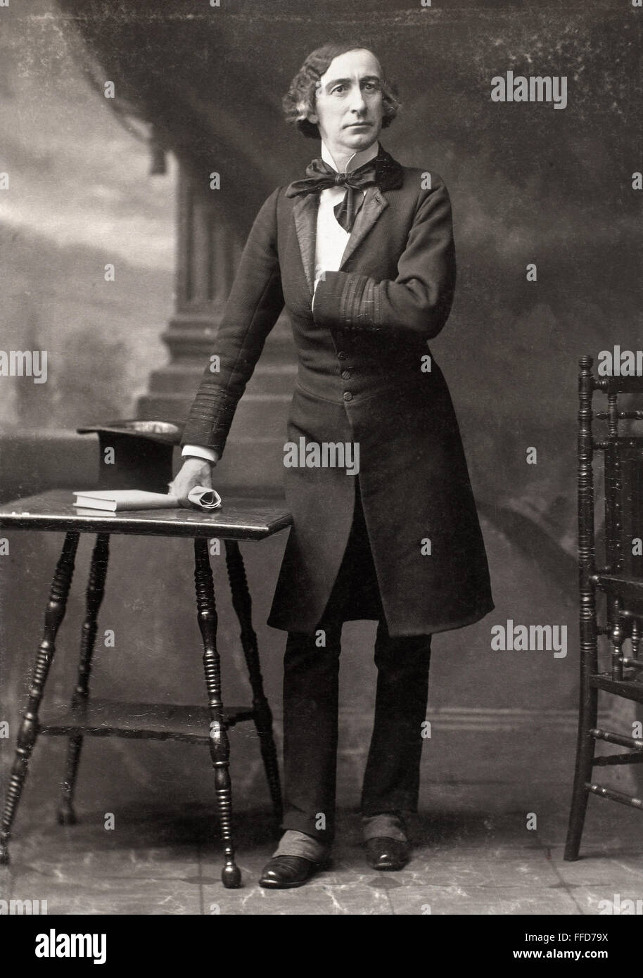 MEN'S FROCK, 19th CENTURY. /nAmerican actor George A. Schiller as ...
