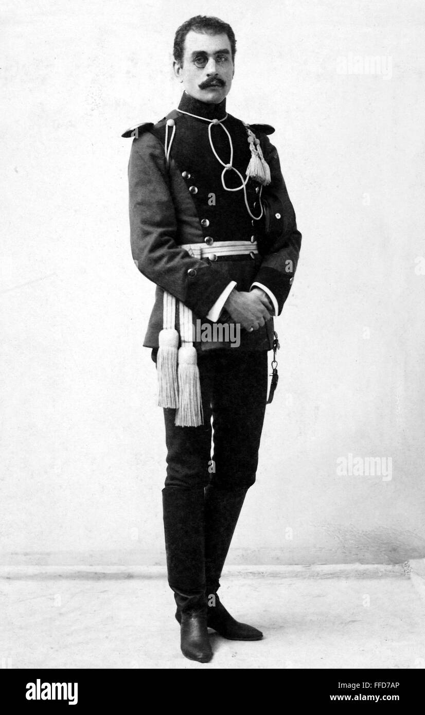 EUROPEAN OFFICER, 1890s. /nAmerican actor Jameson Lee Finney ...