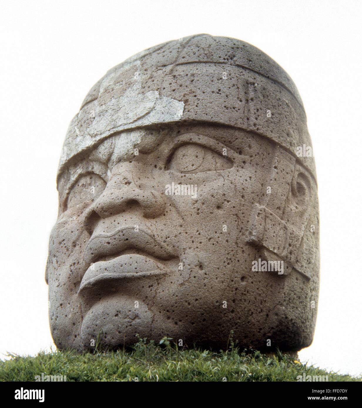 MEXICO: OLMEC HEAD. /nColossal head number 1 from San Lorenzo ...
