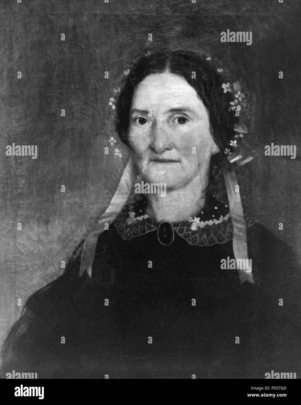 JANE LAMPTON CLEMENS /n(1803-1890). Mother of Samuel Langhorne Clemens ...