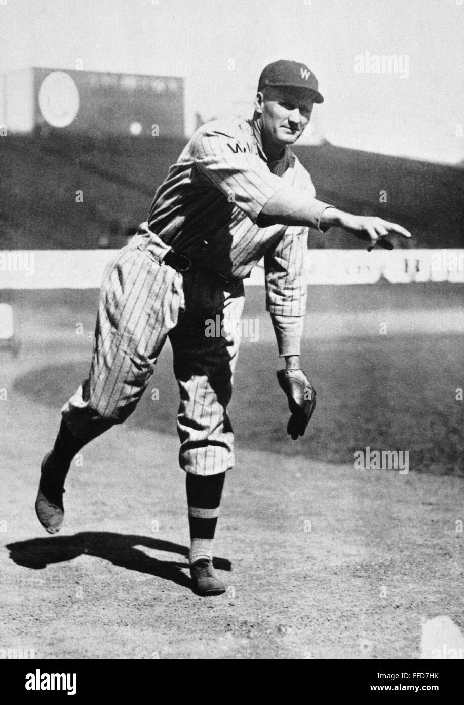 WALTER JOHNSON (1887-1946). /nWalter Perry Johnson, known as 'The Big ...