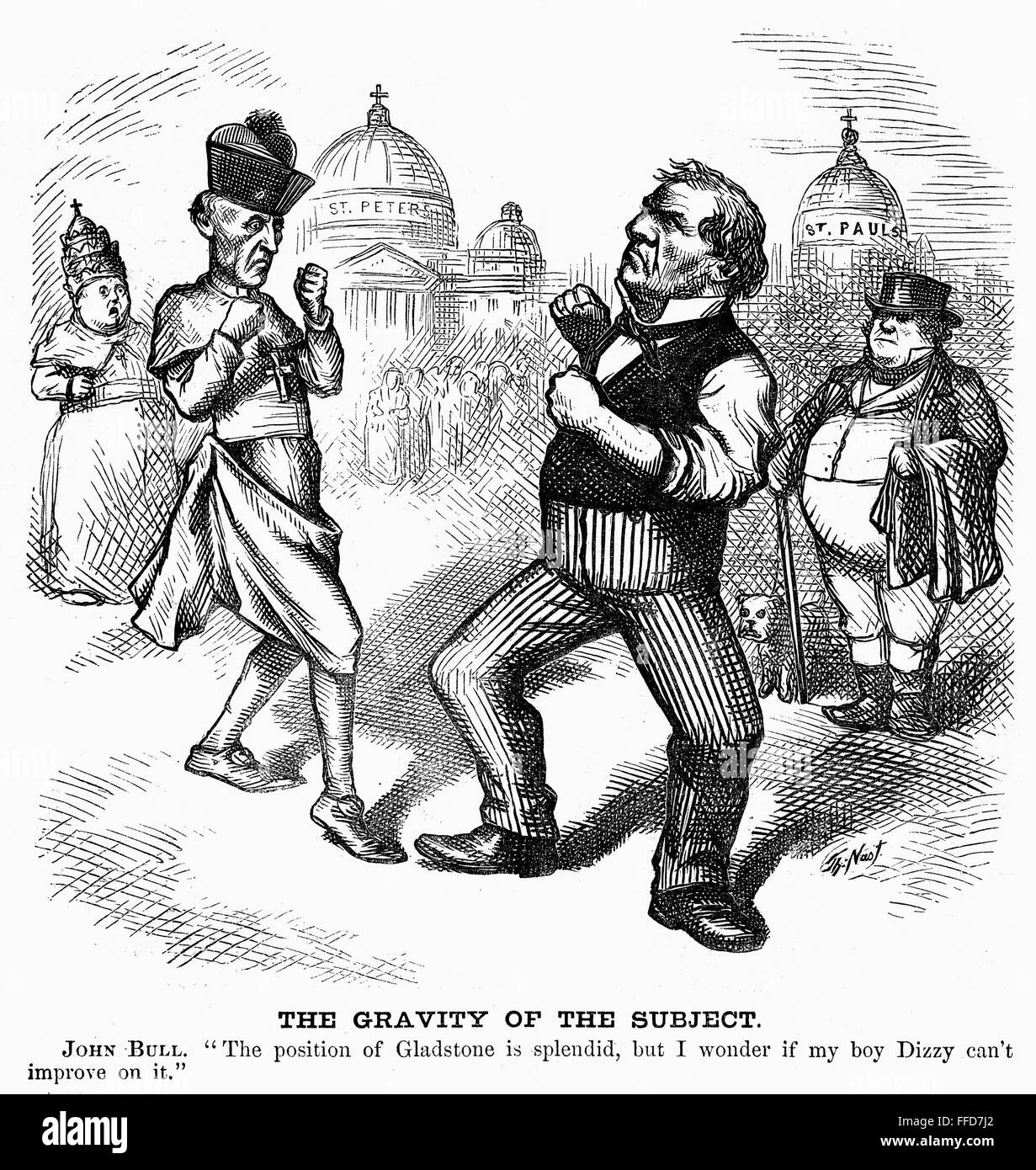 NAST: PAPAL INFALLIBILITY. /nAmerican cartoon by Thomas Nast depicting ...