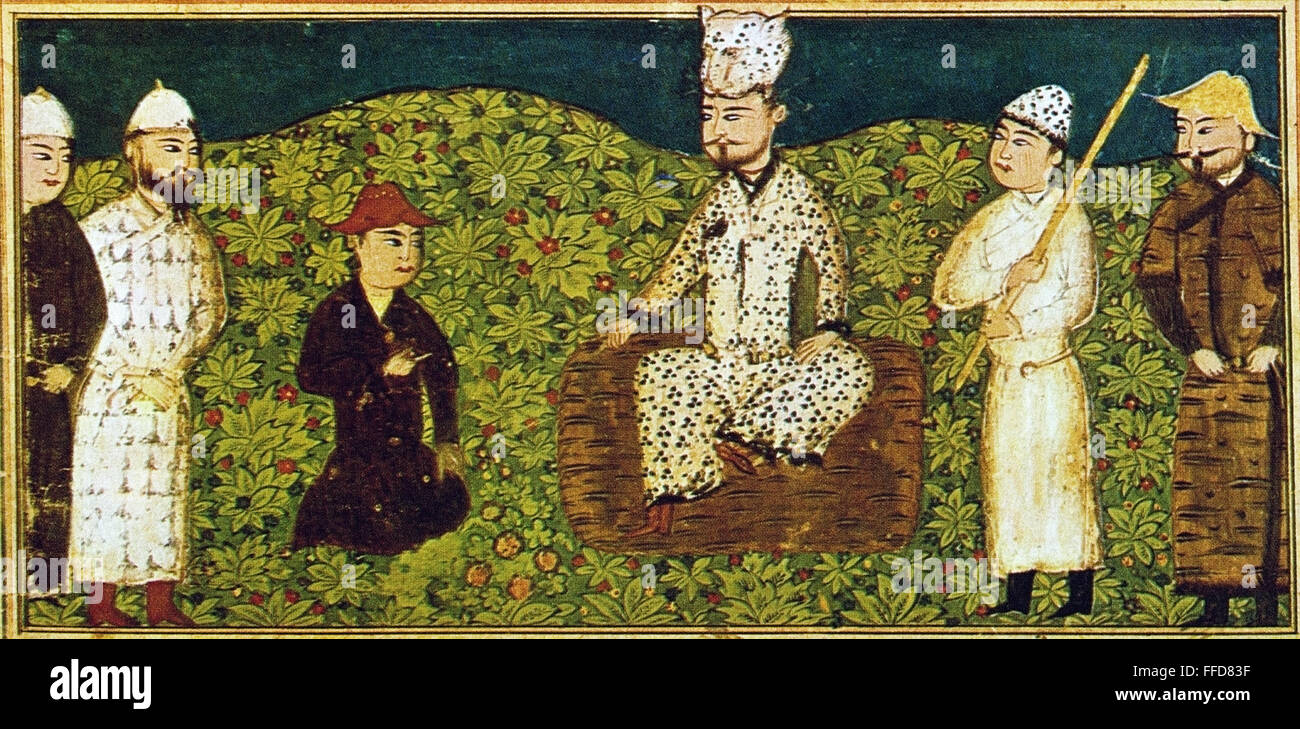 PERSIA: MYTHICAL KING. /nKayumars (Gayomart), the world's first man in ...