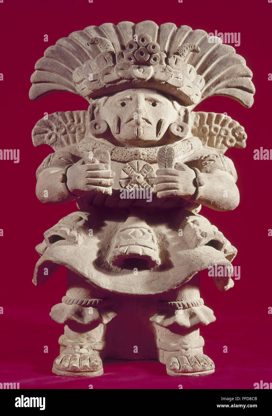 MEXICO: XIPE TOTEC. /nFigure of the flayed god Xipe Totec, whose ...