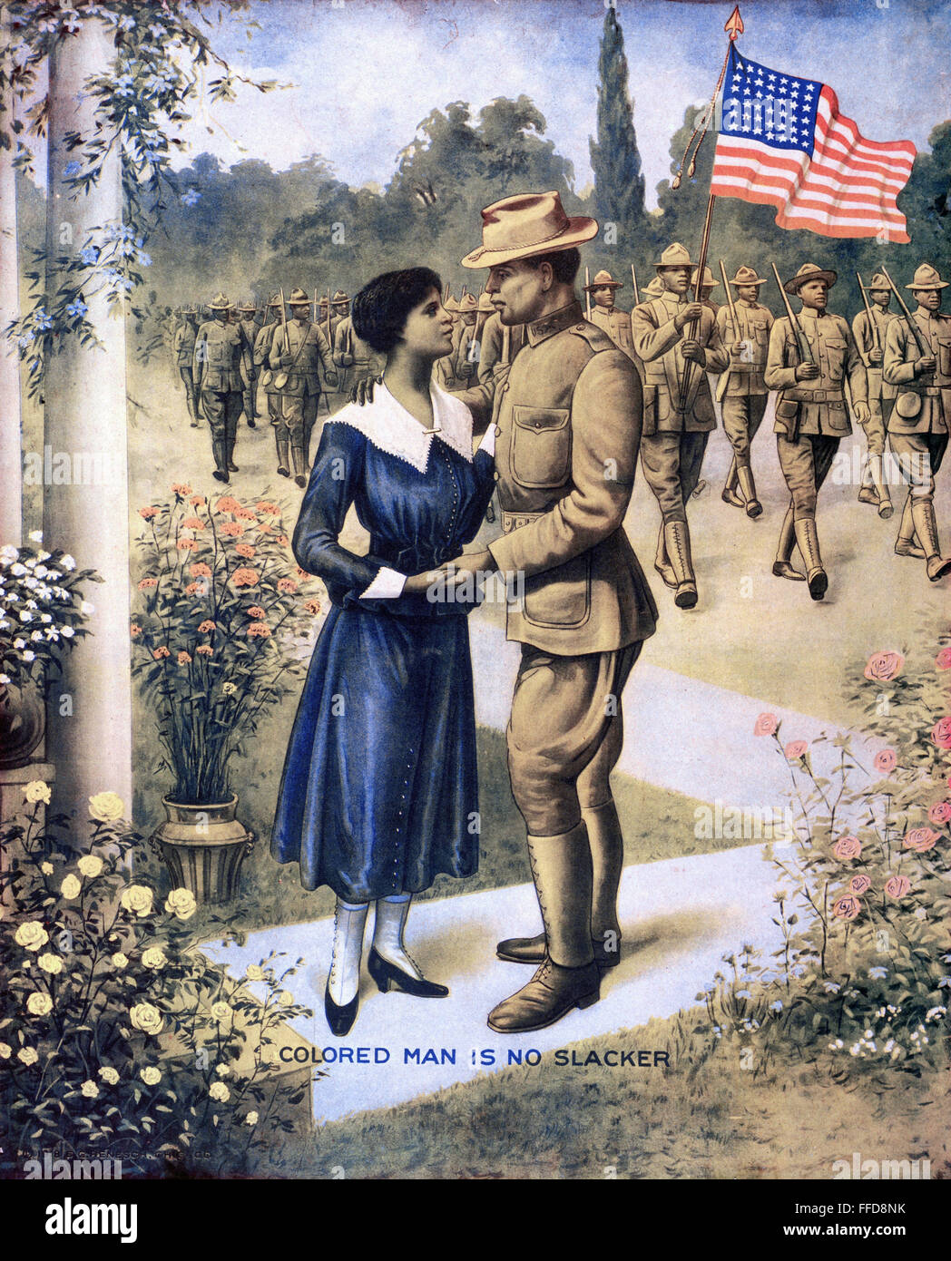 WORLD WAR I: RECRUITMENT. /n'Colored Man is No Slacker.' American ...