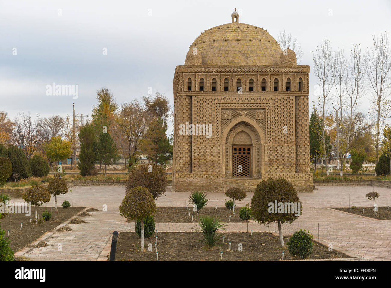 Samanids Mausoluem was built in the 9th century. All four facades are ...