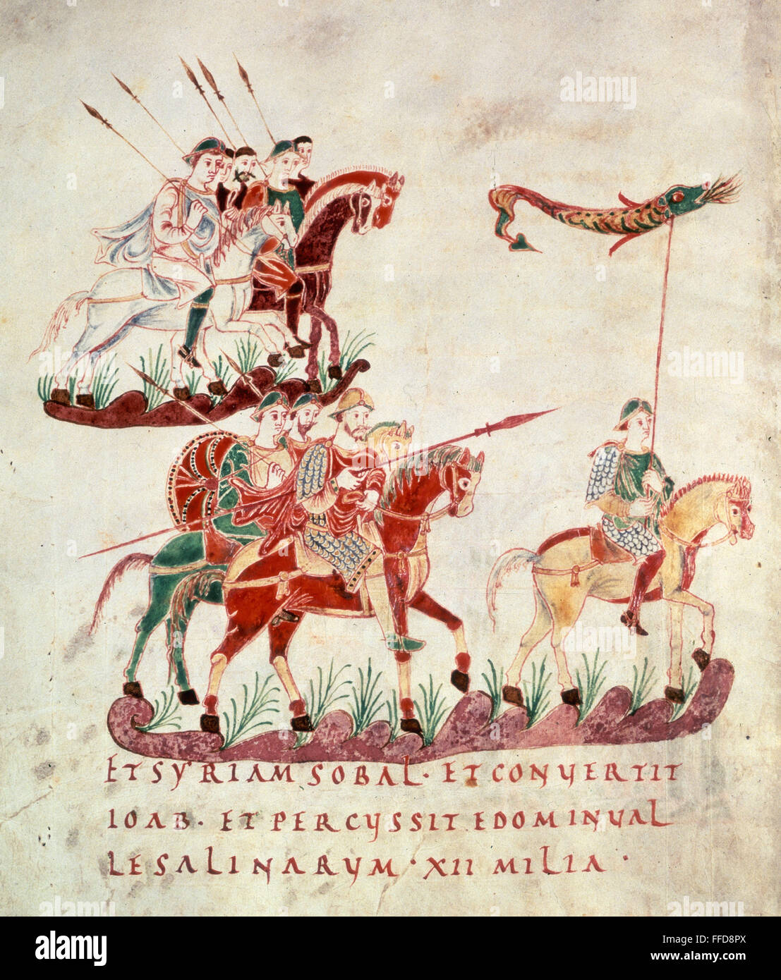 CAROLINGIAN SOLDIERS, c875. /nSoldiers of the 9th century intended to ...