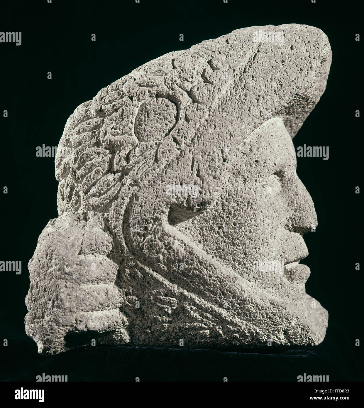 Aztec Eagle Warrior Statue