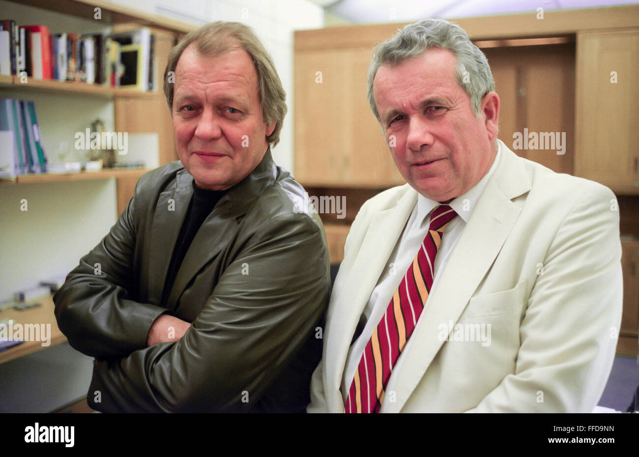 Actor David Soul, left, and Martin Bell MP, pictured in the latter's ...