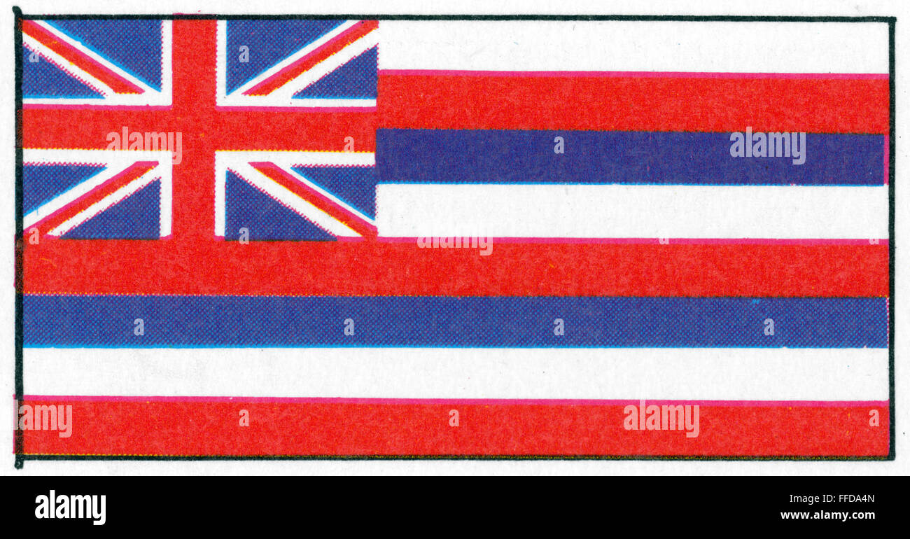 HAWAII: STATE FLAG Stock Photo - Alamy