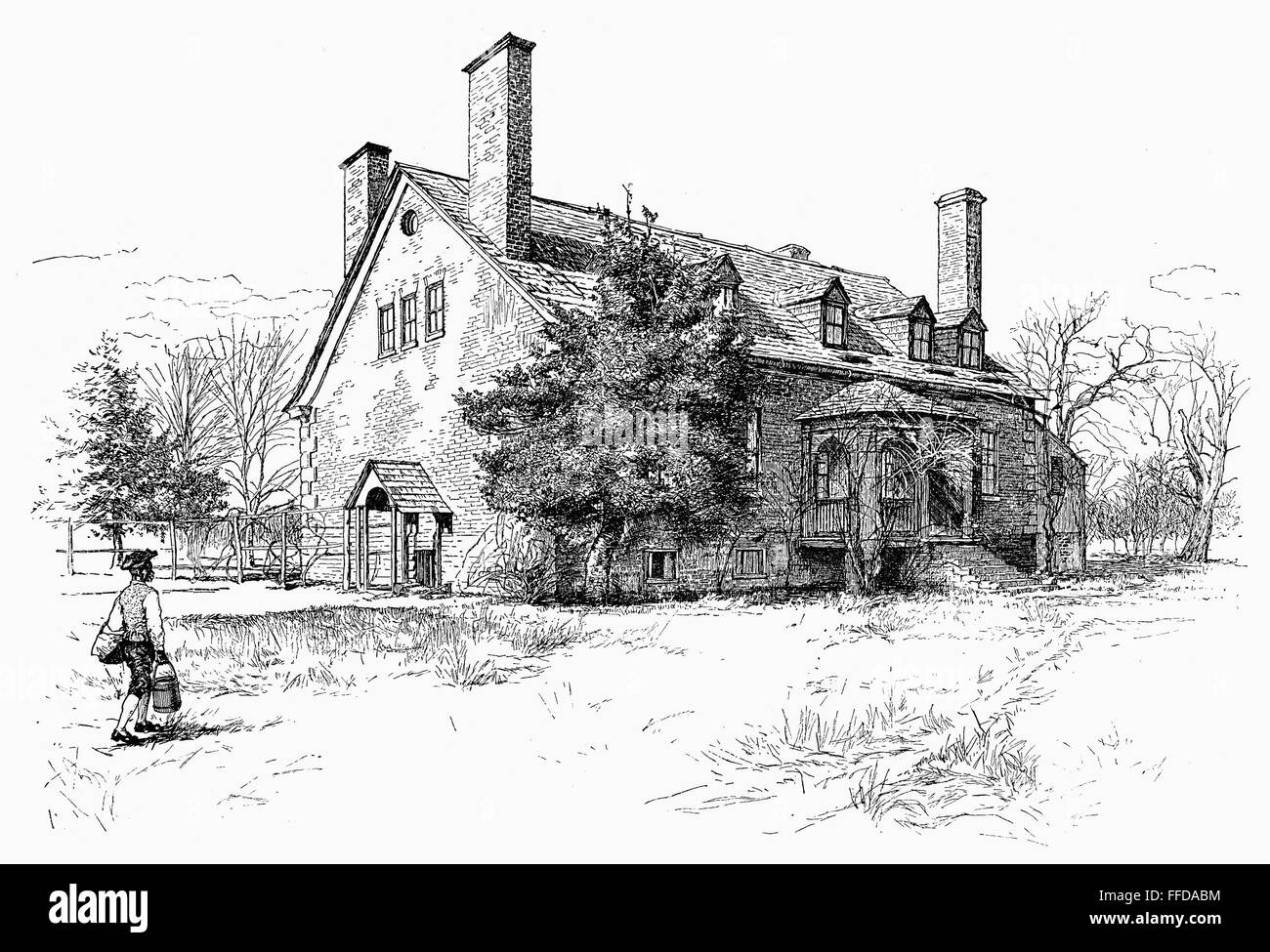 GEORGE MASON: RESIDENCE. /nGunston Hall, residence of American ...