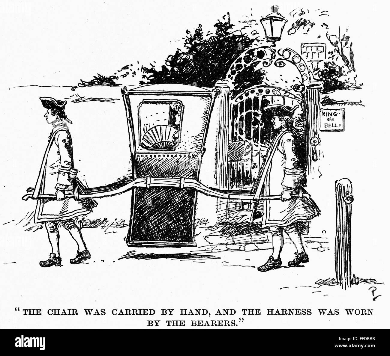 NEW YORK: SEDAN CHAIR. /nSedan chair owned by a wealthy resident of ...