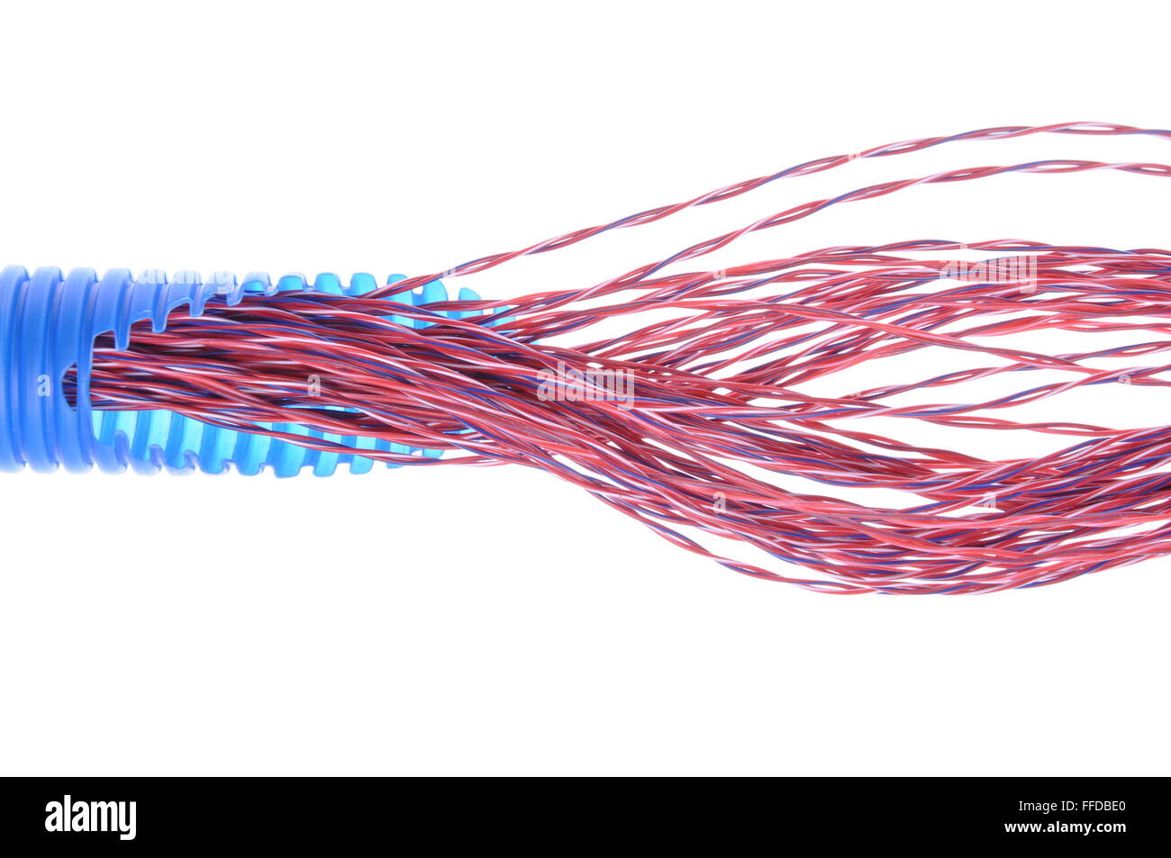 Corrugated cable casing pipe hi-res stock photography and images - Alamy