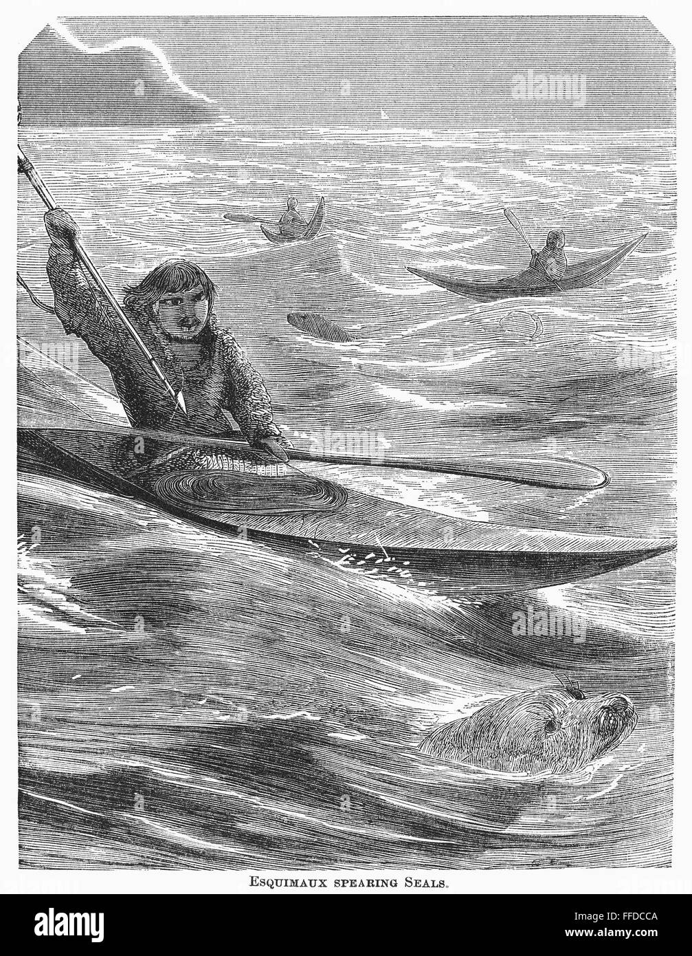 Eskimos Black and White Stock Photos & Images - Alamy