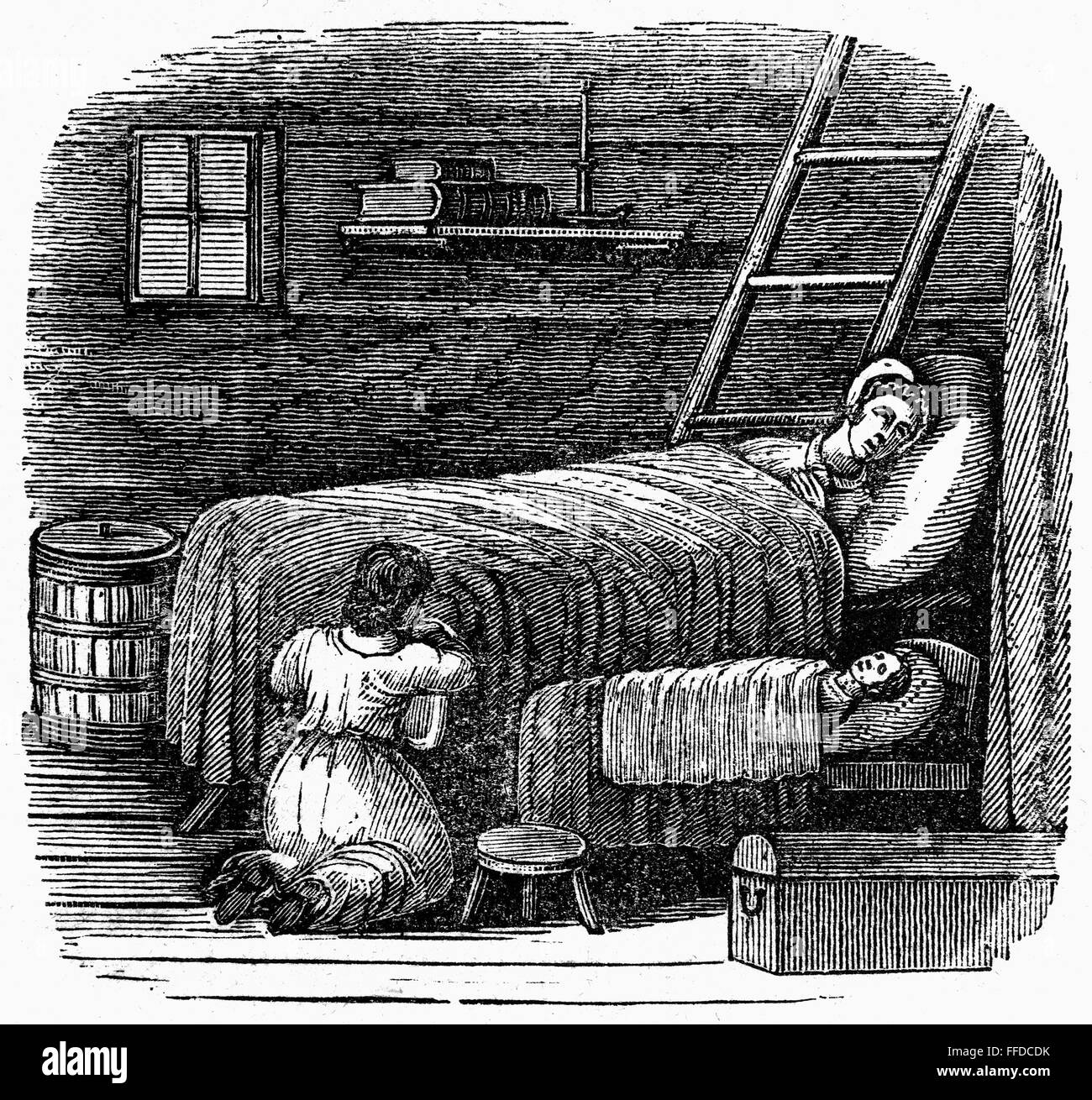 OHIO: FRONTIER, 1796. /nFamily living in the Connecticut Western ...