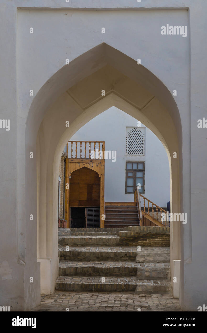 Inner courtyard within the Bukhara Ark Citadel Stock Photo - Alamy