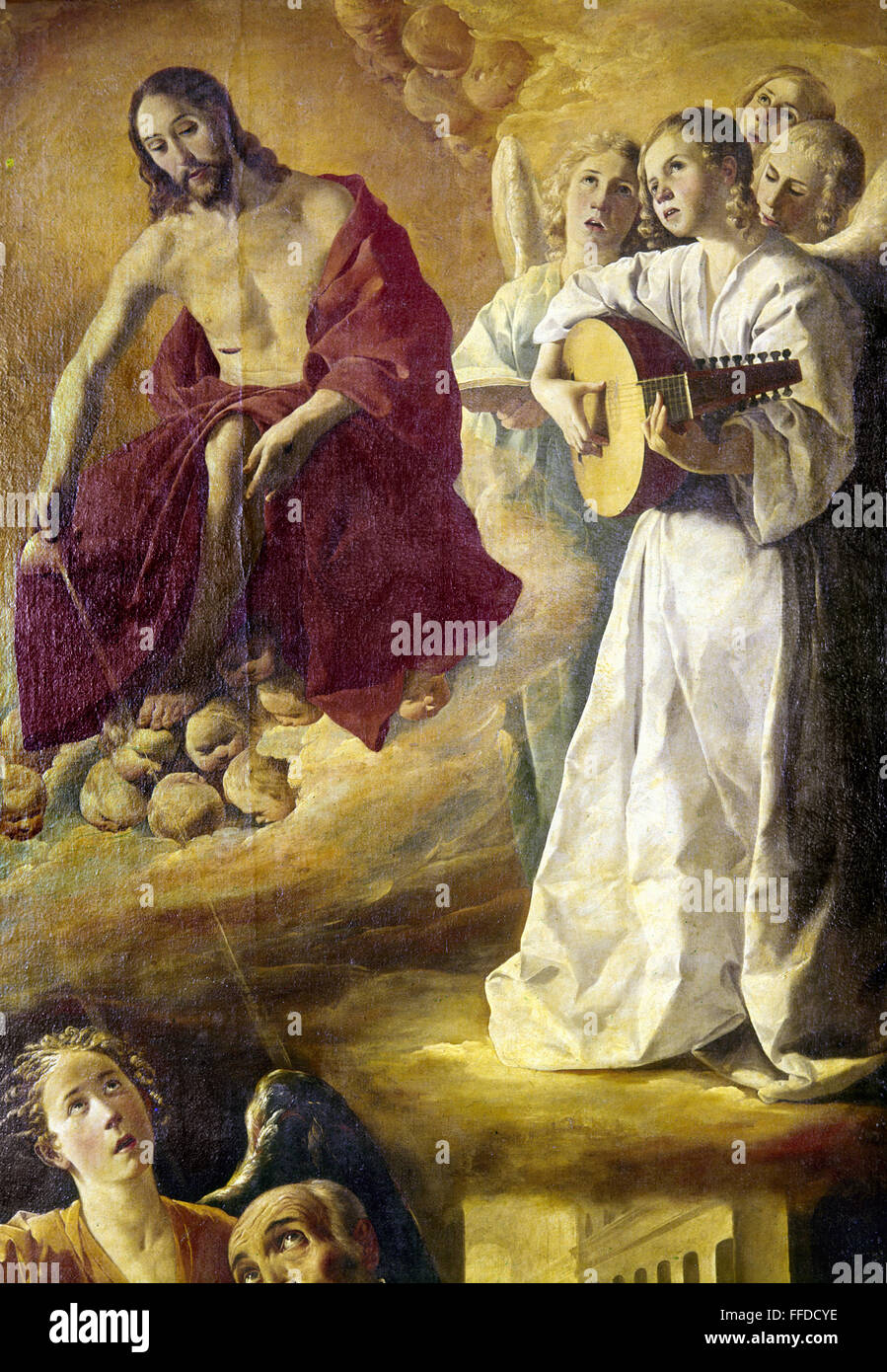 ZURBARAN: ST. ALONSO. /nVision of Saint Alonso Rodriguez. Oil on canvas ...