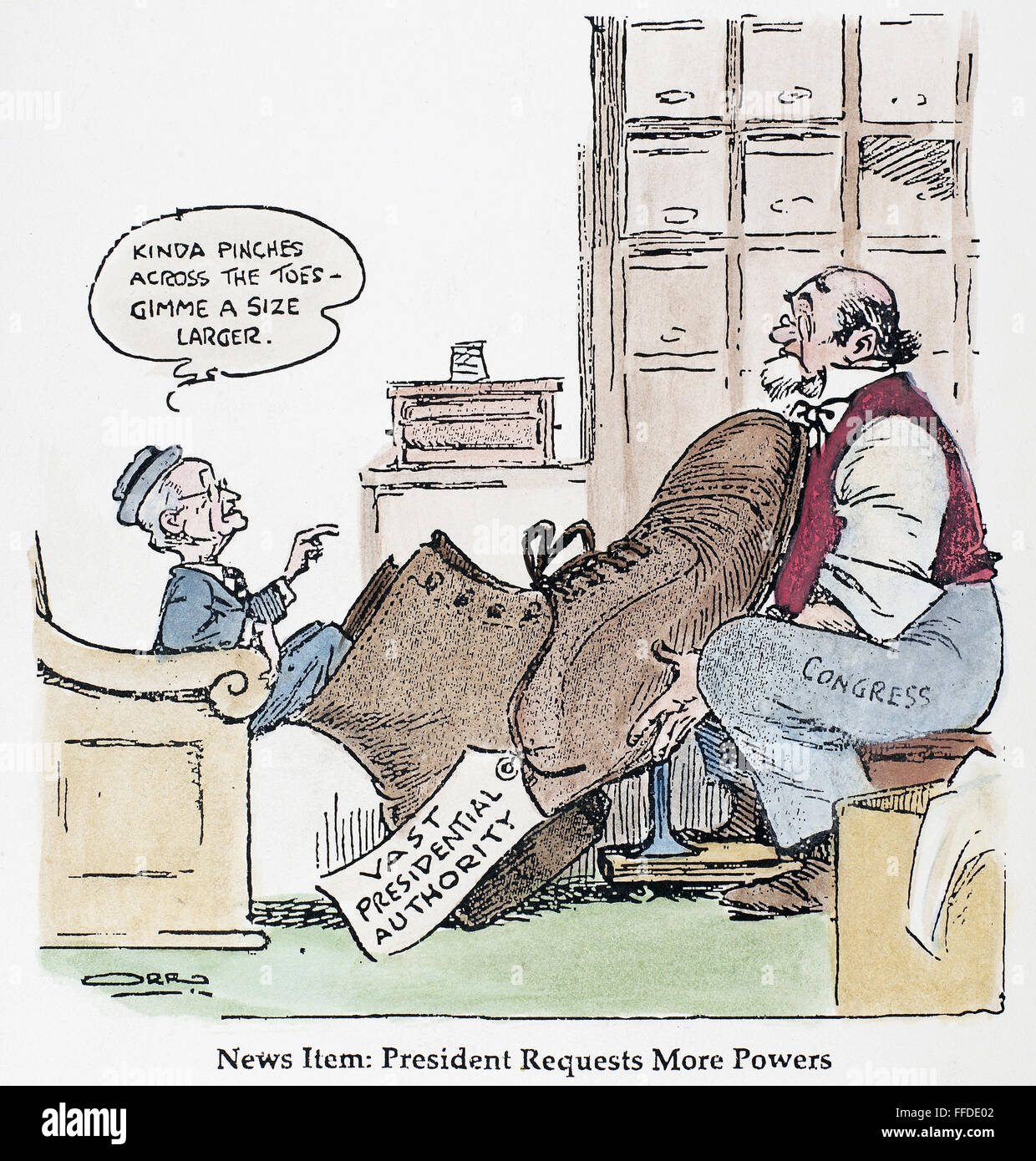 Separation Of Powers Political Cartoon