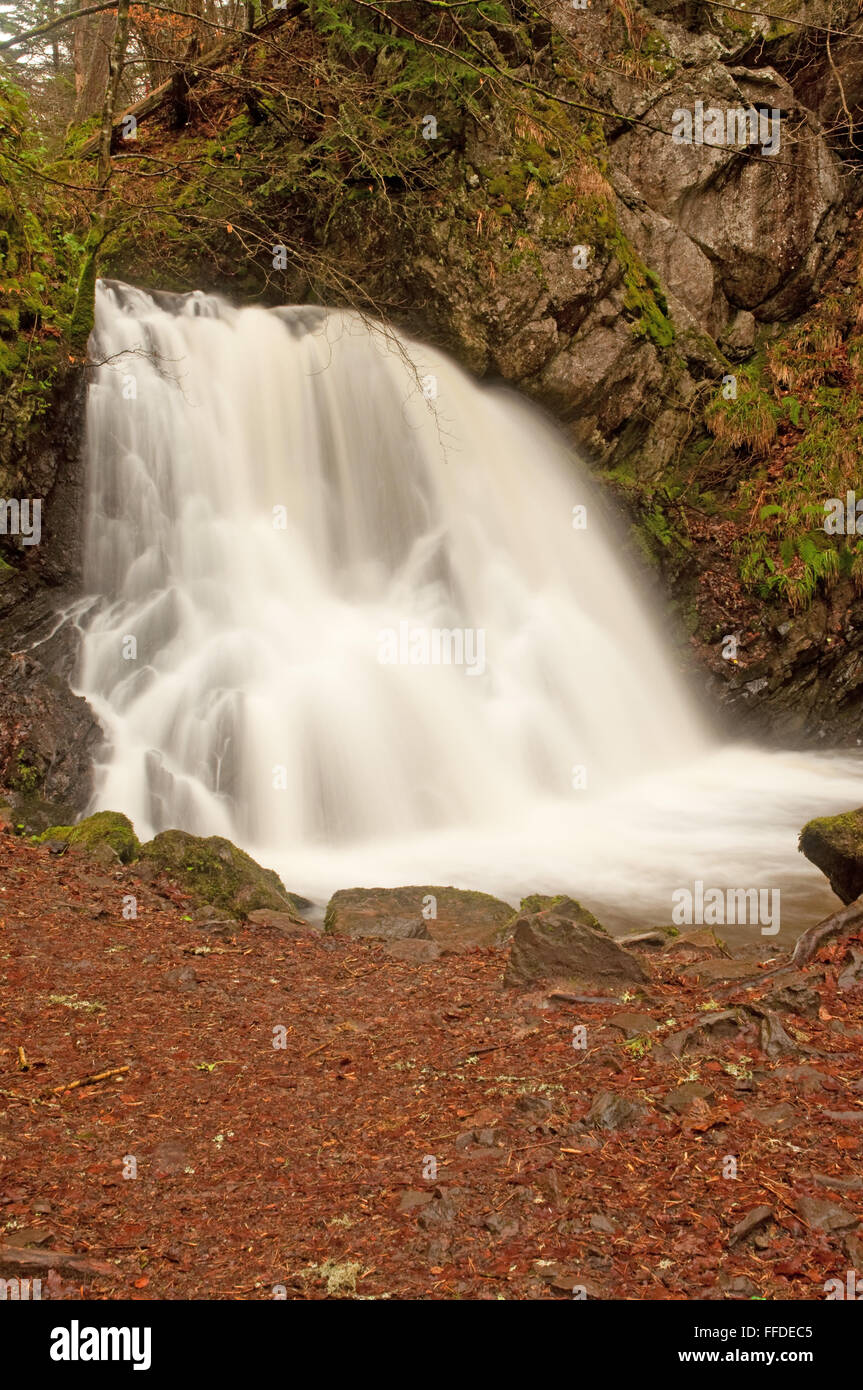 The Fairy Glen Waterfall Stock Photo - Alamy