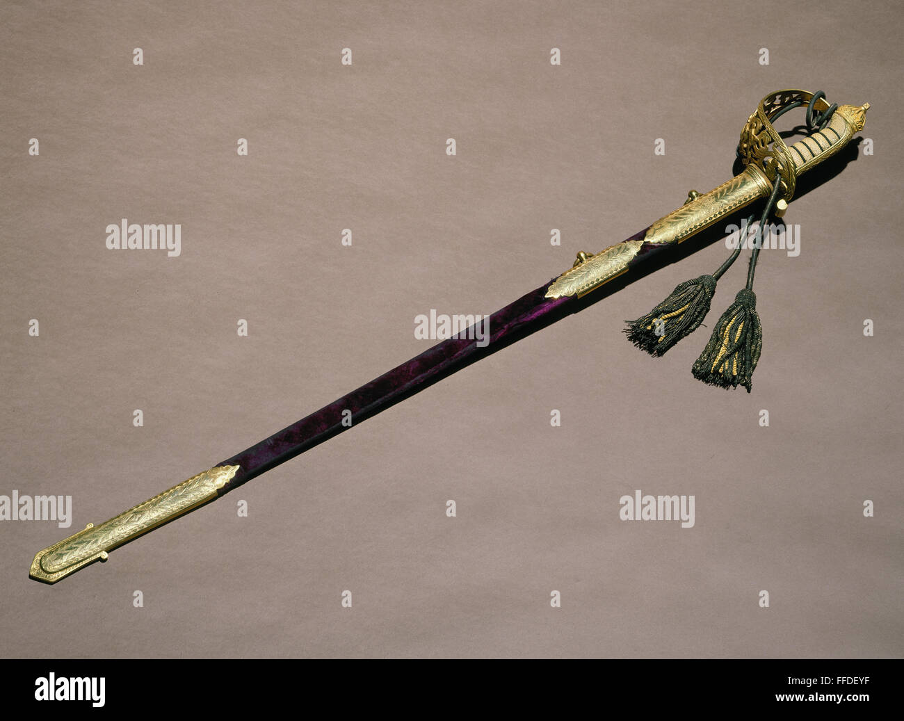 HAWAII: SWORD OF STATE. /nEnglish-made sword of state of King Kalakaua ...