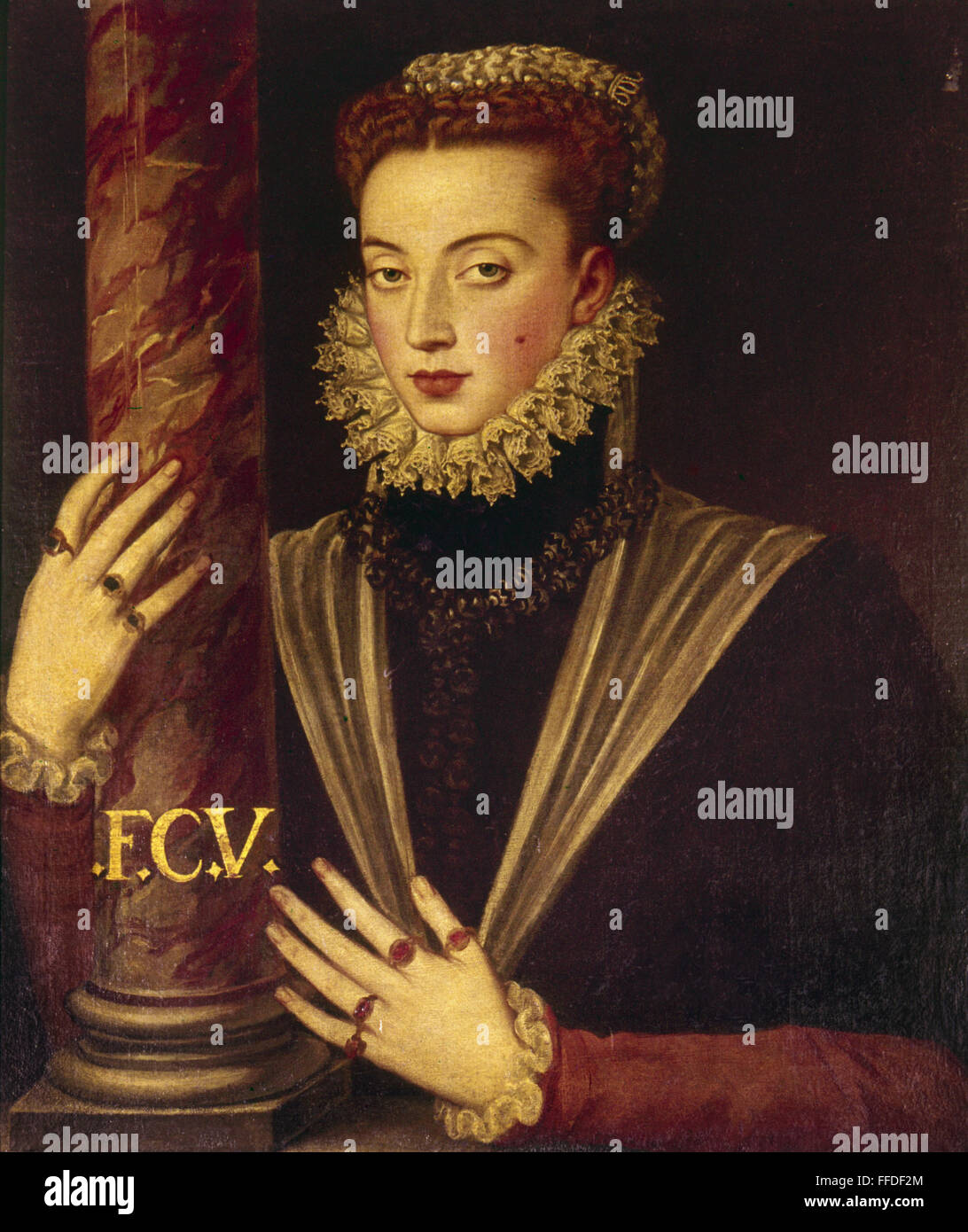 MARIA OF SPAIN (1528-1603). /nHoly Roman Empress and wife of Emperor ...