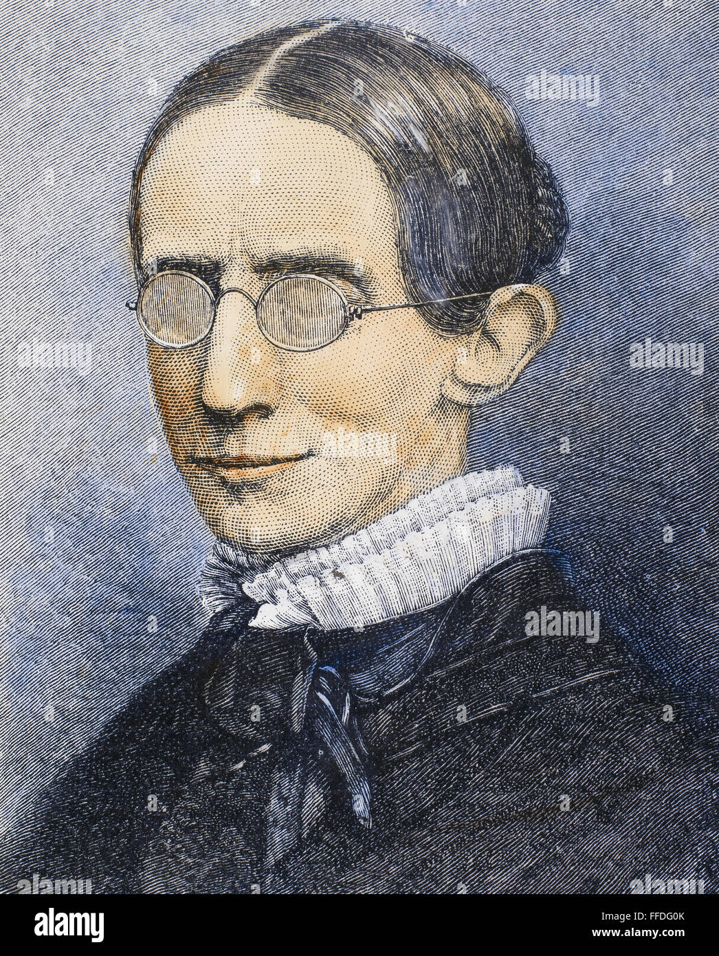 LAURA DEWEY BRIDGMAN /n(1829-1889). American blind deaf-mute, the first ...