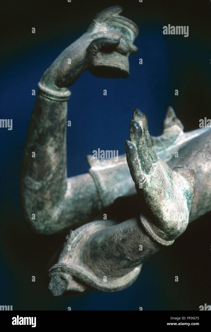 HINDUISM: HANDS OF SHIVA. /nThe two right hands of the Hindu god, Shiva ...