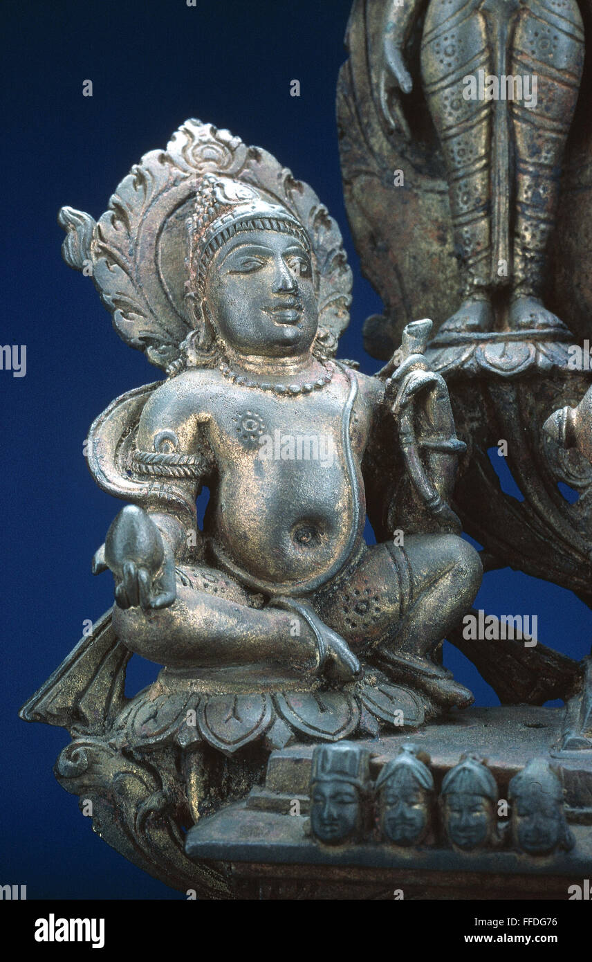 JAINISM: EARTH SPIRIT. /nSeated earth spirit of Jainist mythology ...
