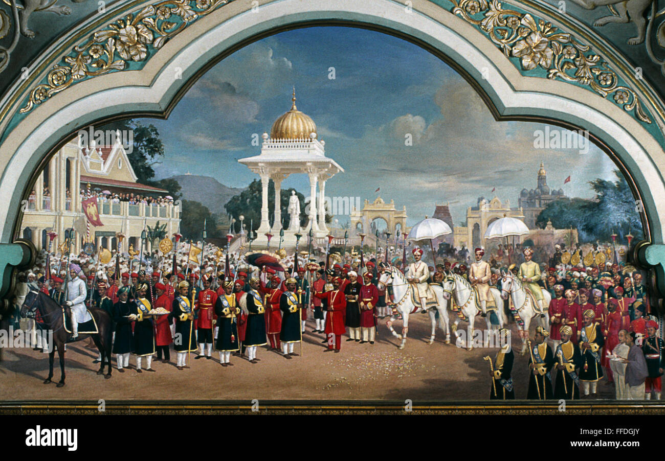 KRISHNA RAJA WADIYAR IV /n(1884-1940). Maharaja of the state of Mysore ...