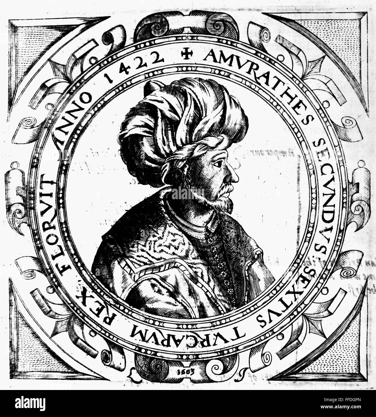 MURAD II (c1404-1451). /nAlso known as Amurath II. Ottoman sultan, son ...