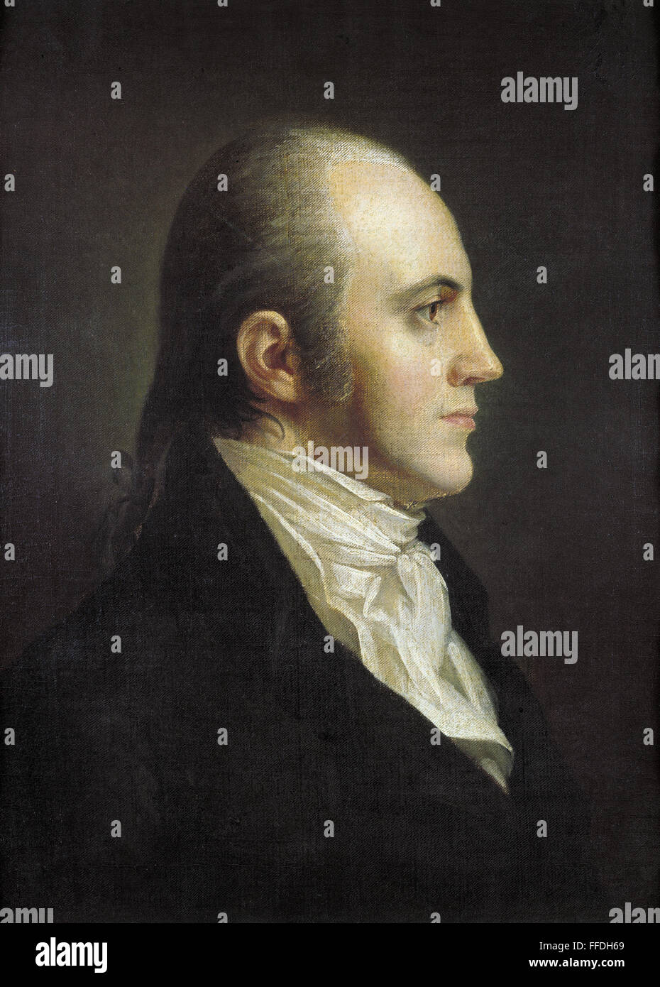 AARON BURR (1756-1836). /nAmerican political leader. Oil painting by ...