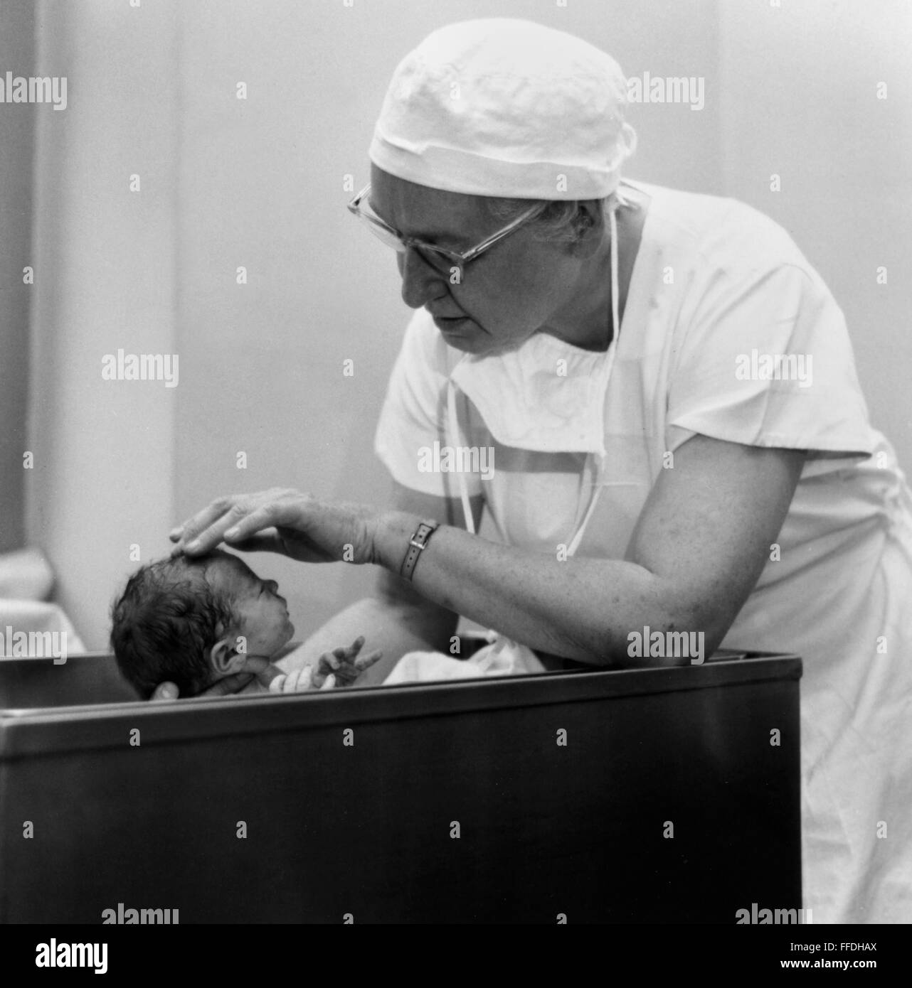 VIRGINIA APGAR (1909-1974). /nAmerican physician, specializing in ...