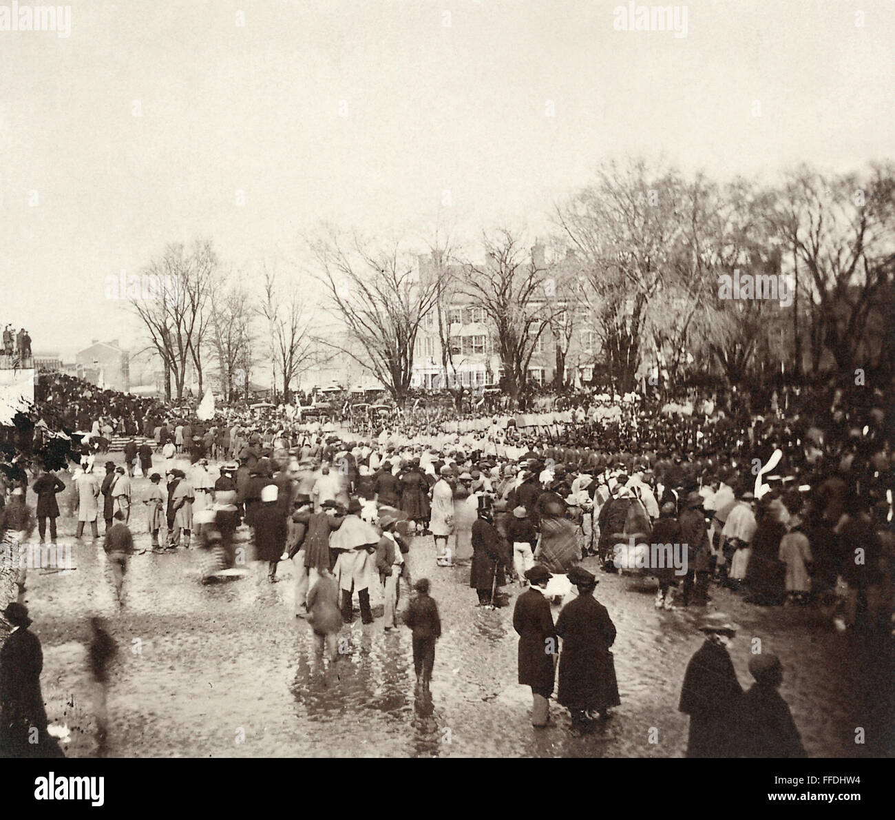 LINCOLN'S INAUGURATION. /nThe second inauguration of Abraham Lincoln as ...