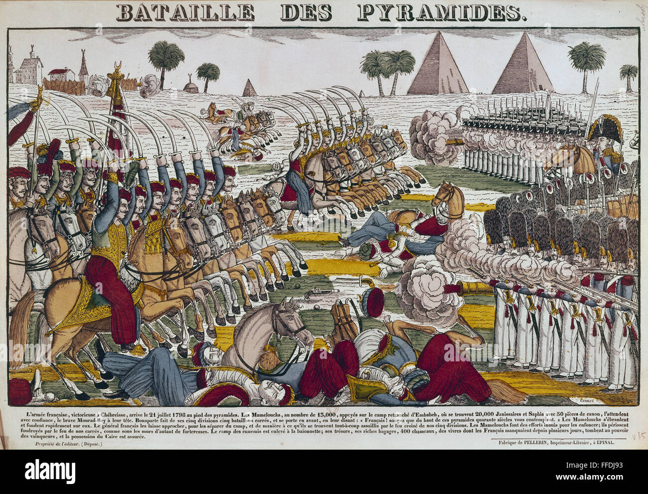 NAPOLEON: PYRAMIDS, 1798. /nBattle of the Pyramids, 21 July 1798 ...