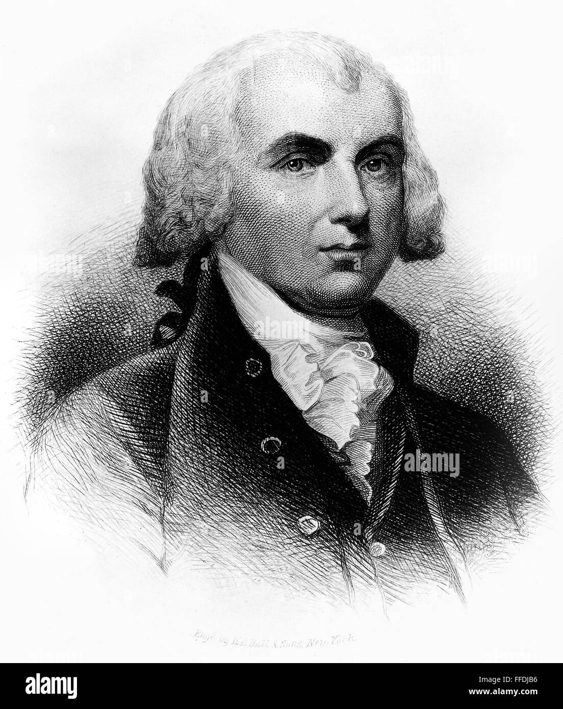 JAMES MADISON (1751-1836). /nFourth President of the United States ...
