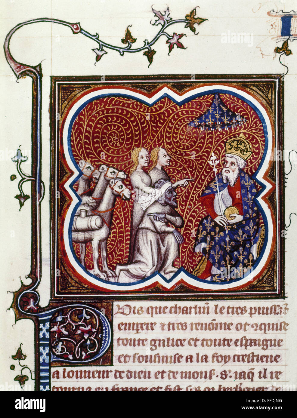 CHARLEMAGNE (742-814). /nKing of the Franks (768-814) and Emperor of ...